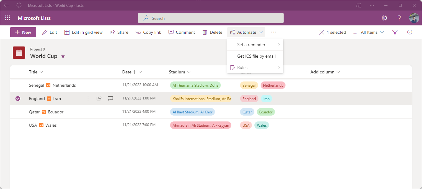 How to get an ICS file from a modern list item - HANDS ON Lists